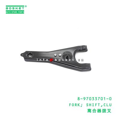 China 8-97033701-0 FORK; SHIFT,CLU suitable for ISUZU NKR 4JB1T 4KH1 4JG2 8970337010 for sale