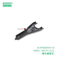 China 8-97033701-0 FORK; SHIFT,CLU suitable for ISUZU NKR 4JB1T 4KH1 4JG2 8970337010 for sale