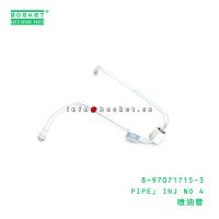 China 8-97071715-3 PIPE; INJ NO 4 suitable for ISUZU 8970717153 for sale