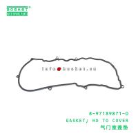 China 8-97189871-0 GASKET; HD TO COVER suitable for ISUZU 4HF1 8971898710 for sale