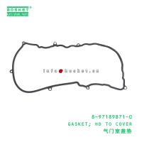 China 8-97189871-0 GASKET; HD TO COVER suitable for ISUZU 4HF1 8971898710 for sale