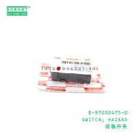 China 8-97202475-0 SWITCH; HAZARD suitable for ISUZU NKR NPR ELF 8972024750 for sale