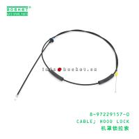 China 8-97229157-0 CABLE; HOOD LOCK suitable for ISUZU 8972291570 for sale