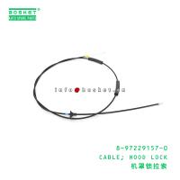 China 8-97229157-0 CABLE; HOOD LOCK suitable for ISUZU 8972291570 for sale