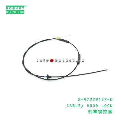 China 8-97229157-0 CABLE; HOOD LOCK suitable for ISUZU 8972291570 for sale