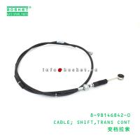 China 8-98146842-0 CABLE; SHIFT,TRANS CONT suitable for ISUZU 8981468420 for sale