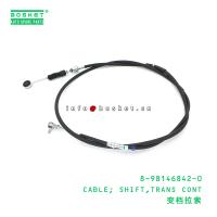 China 8-98146842-0 CABLE; SHIFT,TRANS CONT suitable for ISUZU 8981468420 for sale