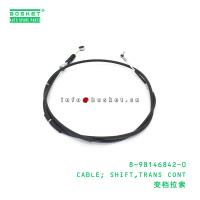 China 8-98146842-0 CABLE; SHIFT,TRANS CONT suitable for ISUZU 8981468420 for sale