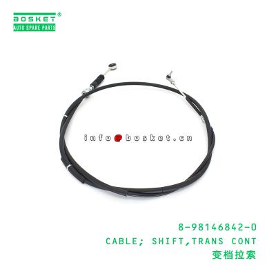 China 8-98146842-0 CABLE; SHIFT,TRANS CONT suitable for ISUZU 8981468420 for sale