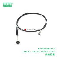 China 8-98146842-0 CABLE; SHIFT,TRANS CONT suitable for ISUZU 8981468420 for sale