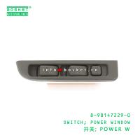 China 8-98147229-0 SWITCH; POWER WINDOW suitable for ISUZU 8981472290 for sale