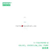 China ISUZU 1156192900 Overflow Valve with Injection Pump Compatibility for ISUZU Trucks for sale