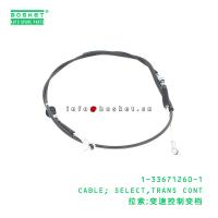 China ISUZU 1336712601 Select Transmission Control Cable with 1PCS Pack Quantity for sale