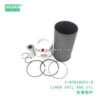 China ISUZU 6RB1 Engine Cylinder Liner Set 1878105510 - 1PCS Replacement Liner Kit for sale