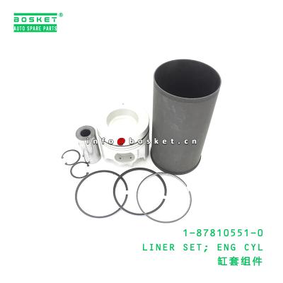 China ISUZU 6RB1 Engine Cylinder Liner Set 1878105510 - 1PCS Replacement Liner Kit for sale