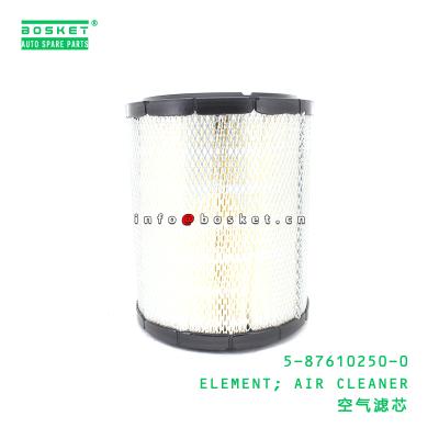 China 5876102500 Air Cleaner Element Suitable for ISUZU 100P 700P 4JJ1 4HK1 with Neutral Box Packaging for sale