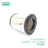 China 5876102500 Air Cleaner Element Suitable for ISUZU 100P 700P 4JJ1 4HK1 with Neutral Box Packaging for sale
