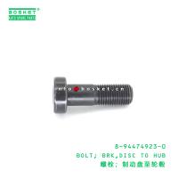 China ISUZU 8944749230 Disc to Hub Bolt for ISUZU Trucks in 1PCS Pack for sale