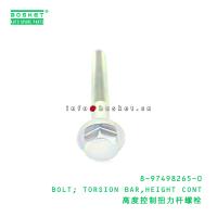 China ISUZU 8974982650 Torsion Bar Bolt with Height Control for Truck Suspension for sale