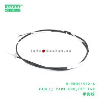 China ISUZU NLR 4JJ1T Parking Brake Cable 8980515724 FRT LWR Cable 1PCS for sale