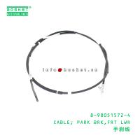 China ISUZU NLR 4JJ1T Parking Brake Cable 8980515724 FRT LWR Cable 1PCS for sale