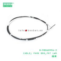 China Front Lower Parking Brake Cable Assembly for ISUZU 8980609963 with 3 Months Warranty for sale