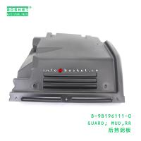 China 8-98196111-0 Rear Mud Guard for ISUZU 8981961110 with Neutral Box Packaging and 3 Months Warranty for sale