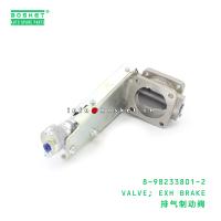 China 8-98233801-2 VALVE EXH BRAKE suitable for ISUZU 8982338012 Brake Valve for sale
