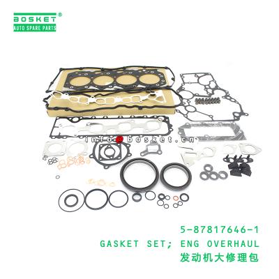 China 5-87817646-1 Gasket Set Engine Overhaul Kit for ISUZU 5878176461 with 3 Months Warranty and Small Quantity Orders for sale