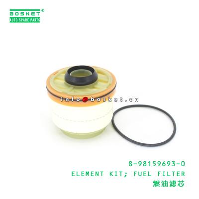 China 8-98159693-0 Fuel Filter Element Kit for ISUZU NKR 4KH1 8981596930 with 3 Months Warranty for sale