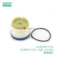 China 8-98194119-0 Fuel Filter Element Kit for ISUZU NKR77 4KH1 with 3 Months Warranty and Small Quantity Accepted for sale