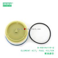 China 8-98194119-0 Fuel Filter Element Kit for ISUZU NKR77 4KH1 with 3 Months Warranty and Small Quantity Accepted for sale