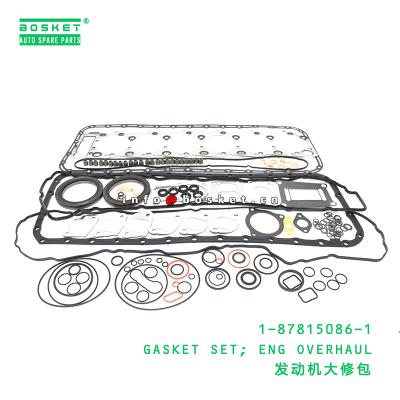 China 1-87815086-1 Gasket Set Engine Overhaul Kit with 3 Months Warranty for ISUZU 1878150861 in 1PCS Pack for sale