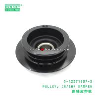 China 5-12371207-2 Pulley CR/SHF Damper Suitable for ISUZU TCM 6BD1 5123712072 Isuzu Truck Parts for sale