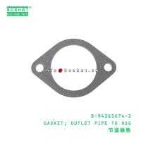 China ISUZU NKR 4JB1 Outlet Pipe to HSG Gasket 8943656742 for ISUZU NKR for sale