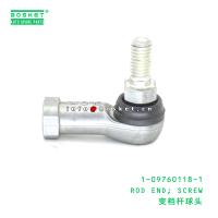 China 1-09760118-1 ROD END; SCREW suitable for ISUZU FVZ3 FVR NHR NKR 6HK1 6HH1 6SD1 1097601181 for sale