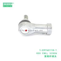 China 1-09760118-1 ROD END; SCREW suitable for ISUZU FVZ3 FVR NHR NKR 6HK1 6HH1 6SD1 1097601181 for sale