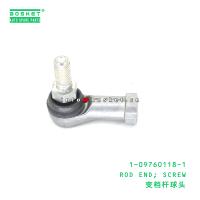 China 1-09760118-1 ROD END; SCREW suitable for ISUZU FVZ3 FVR NHR NKR 6HK1 6HH1 6SD1 1097601181 for sale