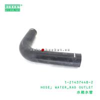 China 1-21437448-2 HOSE; WATER,RAD OUTLET suitable for ISUZU 1214374482 for sale