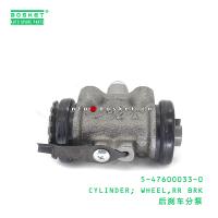 China 5-47600033-0 CYLINDER; WHEEL,RR BRK suitable for ISUZU 5476000330 for sale