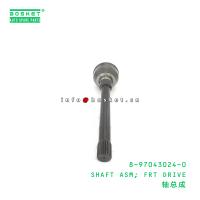 China 8-97043024-0 SHAFT ASM; FRT DRIVE suitable for ISUZU 8970430240 for sale