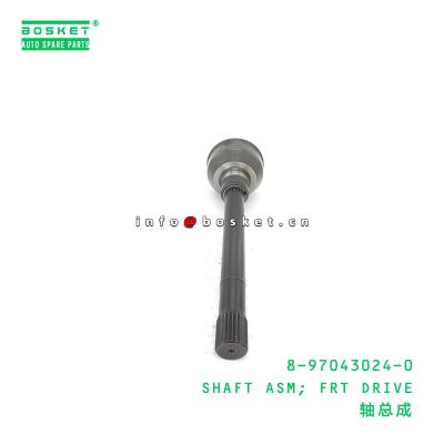 China 8-97043024-0 SHAFT ASM; FRT DRIVE suitable for ISUZU 8970430240 for sale