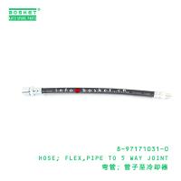 China Flexible Hose with 5 Way Joint for ISUZU Trucks 8-97171031-0 for sale