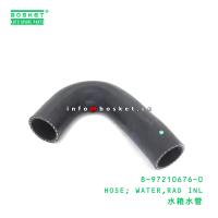 China 8-97210676-0 Water Hose RAD INL for ISUZU 8972106760 Truck Parts for sale