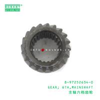 China 6th Gear Mainshaft Gear for ISUZU 8972526340 Truck Parts Replacement for sale
