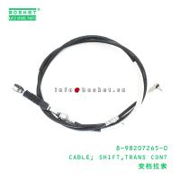China ISUZU 8982072650 Shift Control Cable for Transmission Control in ISUZU Trucks for sale