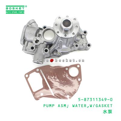 China 5-87311349-0 PUMP ASM; WATER,W/GASKET suitable for ISUZU 5873113490 for sale