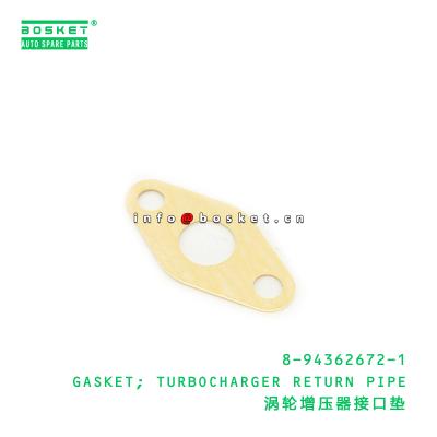 China 8-94362672-1 GASKET; TURBOCHARGER RETURN PIPE suitable for ISUZU TFR NKR 4JB1T 8943626721 for sale