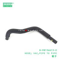 China 8-98136613-0 HOSE; VAC,PIPE TO PIPE suitable for ISUZU 8981366130 for sale