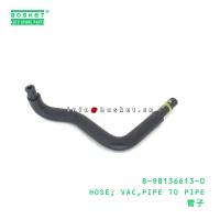 China 8-98136613-0 HOSE; VAC,PIPE TO PIPE suitable for ISUZU 8981366130 for sale